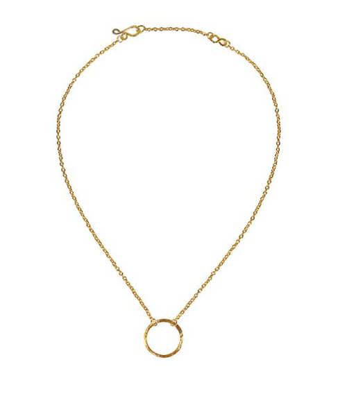 Unity Necklace Brass by Purpose Jewellery - The V-Spot